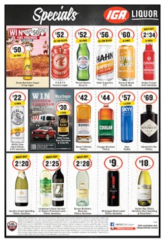 Catalogue IGA Liquor | IGA Liquor catalogue this week