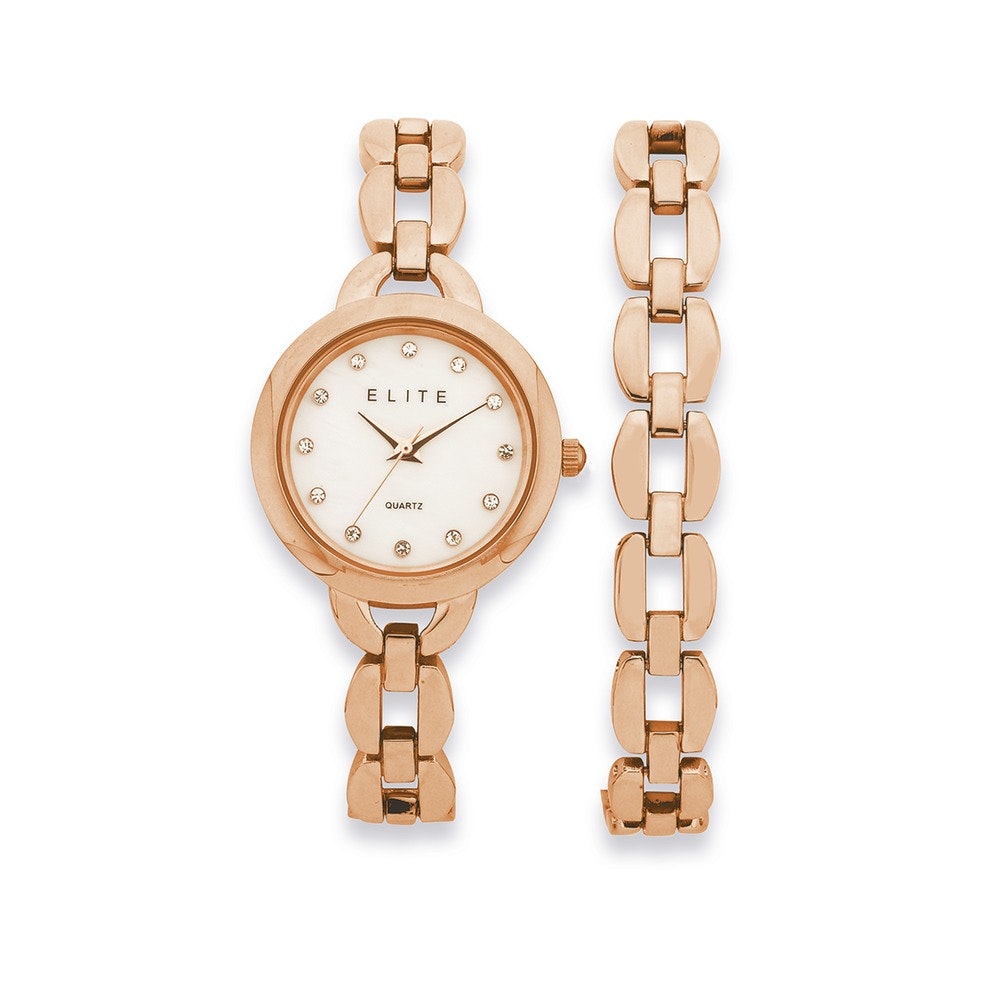 Elite Ladies Watch & Bracelet Set - Angus & Coote Catalogue - Salefinder
