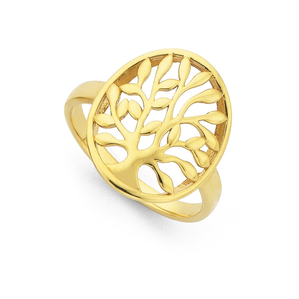 9ct Gold, Tree of Life Ring - Prouds Catalogue - Salefinder