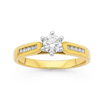 18ct Gold Diamond Engagement Ring - Prouds Catalogue - Salefinder