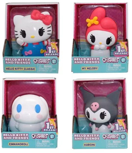 10cm Ooshies Hello Kitty and Friends Figure - Assorted - Kmart ...