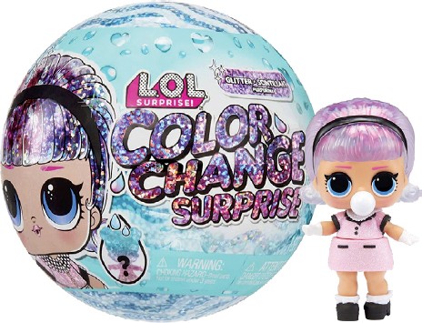 L.O.L Surprise! Glitter Colour Change Dolls with 7 Surprises - Assorted ...