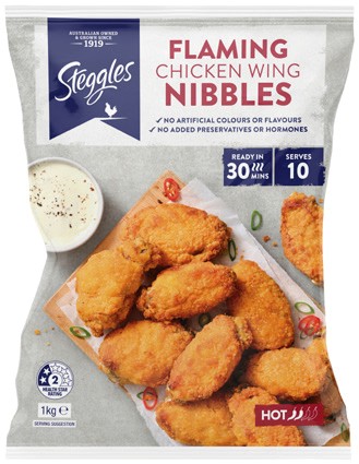 Steggles Chicken Wing Nibbles or Nuggets Tempura 1kg - IGA Catalogue ...