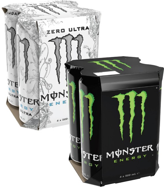 Monster Energy Drink 4x500mL - Coles Catalogue - Salefinder