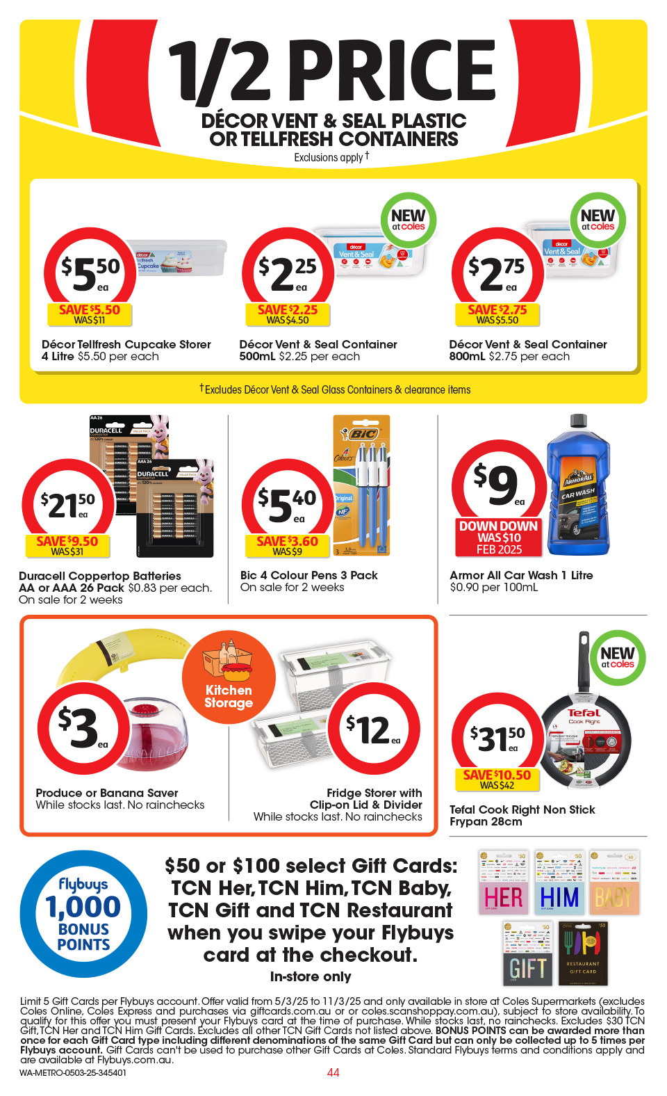 This week's gift card offers with Flybuys and Everyday Rewards - Point ...