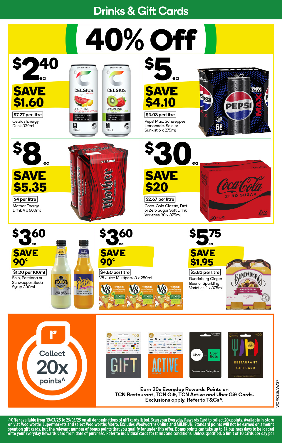 This week's gift card offers with Flybuys and Everyday Rewards - Point ...