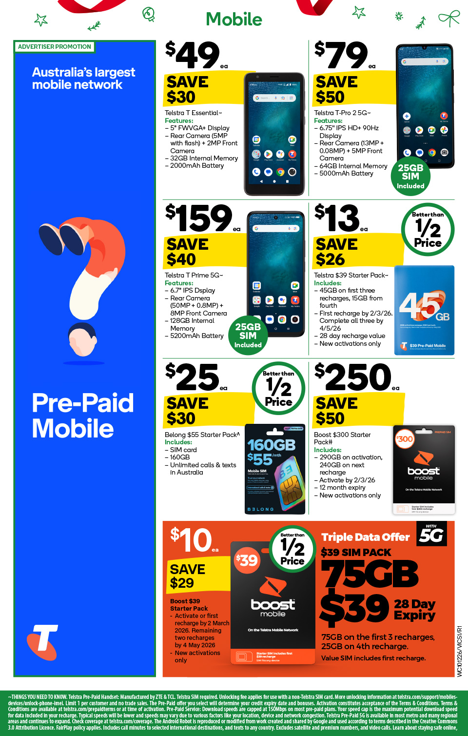 amaysim Prepaid Starter Packs: SIM Only $1, $30 Pack for $12, $50 Pack for $18, $150 Pack for ...