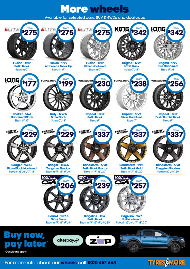 Tyres & More Catalogue
